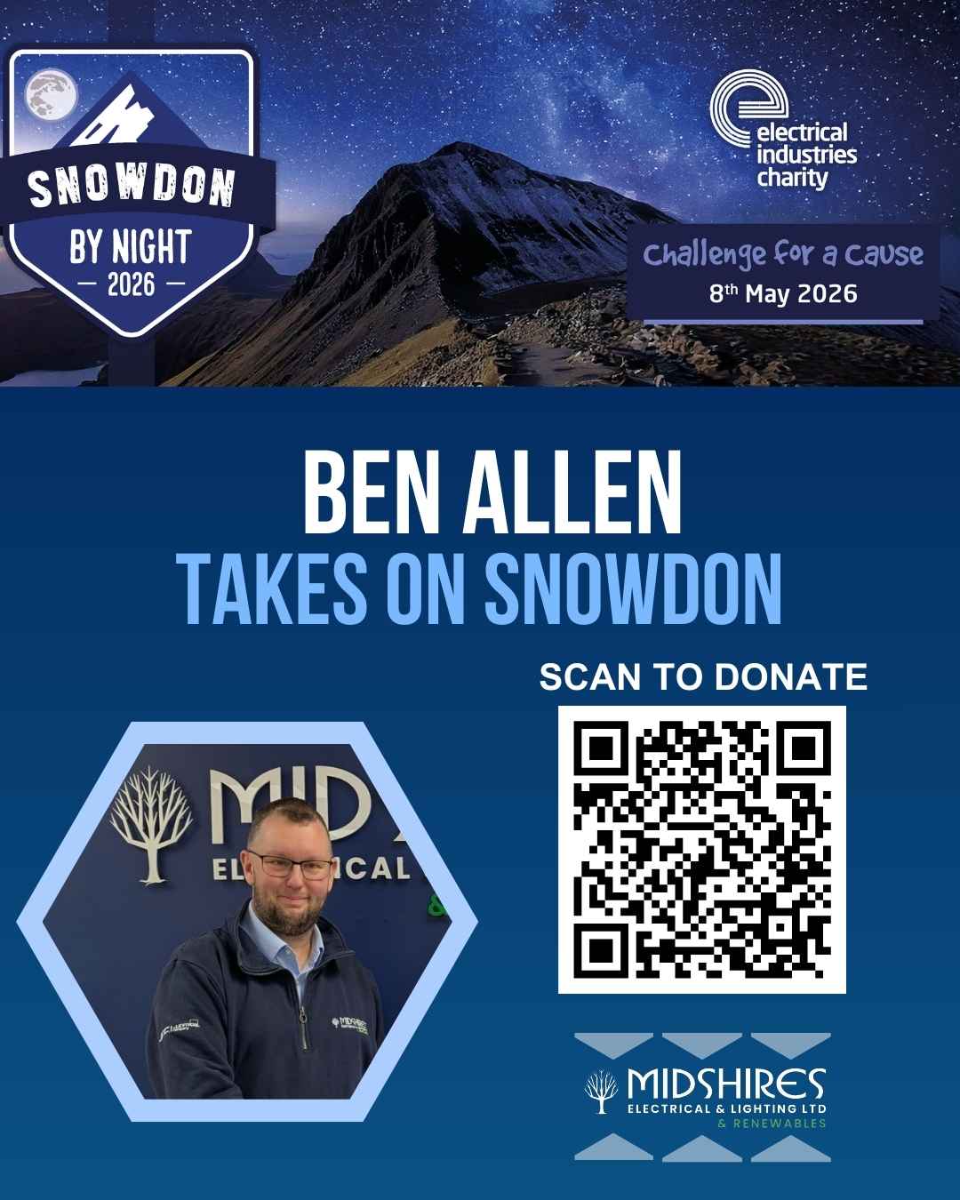 Ben Allen Takes on Snowdon for a Brilliant Cause - Electrical ...